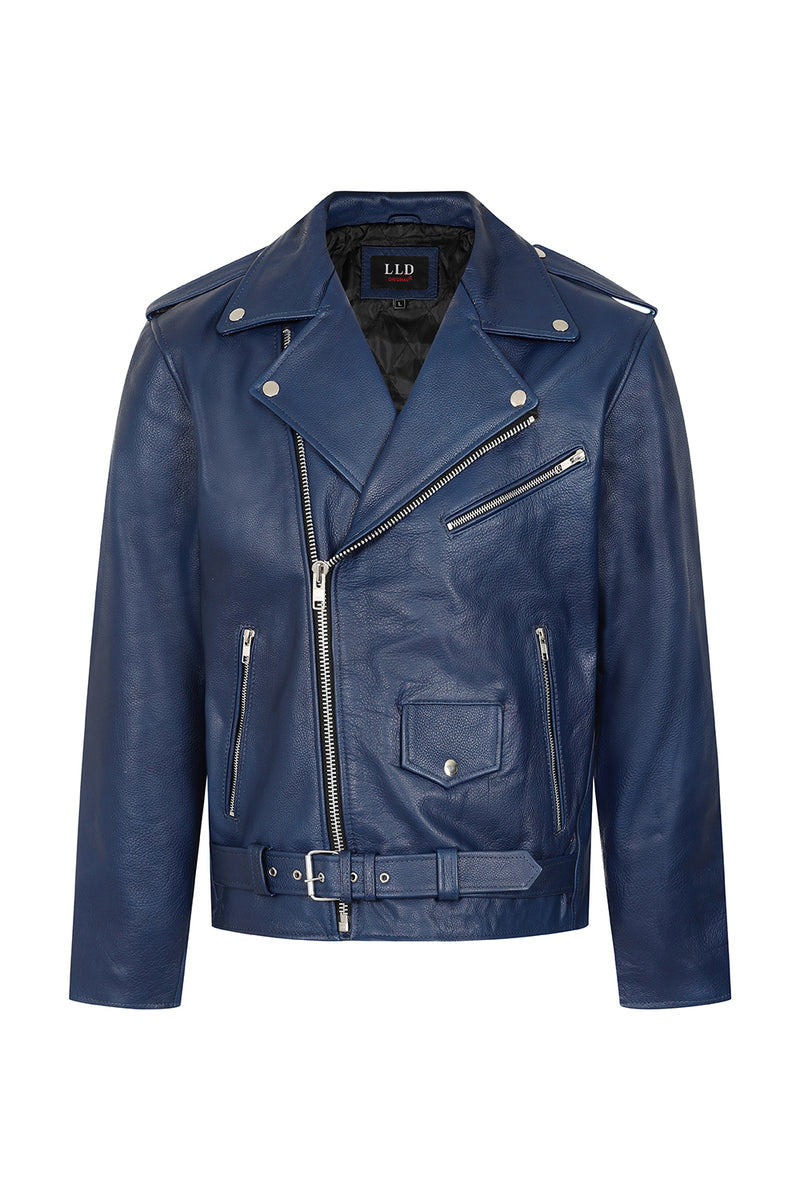 Men's Biker Style Leather Jackets | Biker Style Jackets For Sale | LLD ...