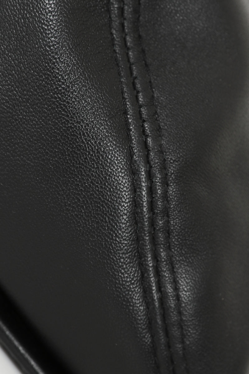 Buy Genuine Black Leather Grandad Flat Cap – London Leathers Direct